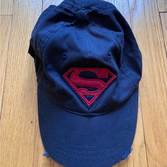 DREW | Accessories | Drew Black And White Cap With Red Superman Logo ...